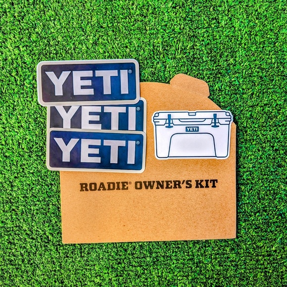 Yeti | Wall Decor | 3 Classic Yeti Logo Stickerroadie Decal Cooler Mug ...